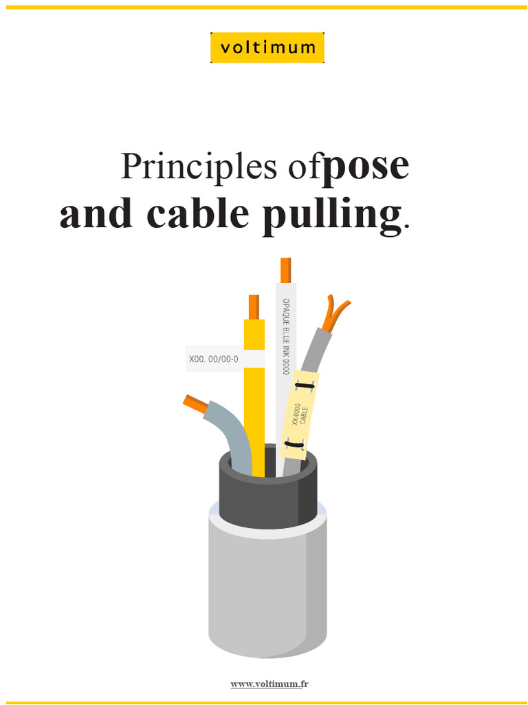 Principles of Cable Installation | PDF | Electrical Engineering | Electricity
