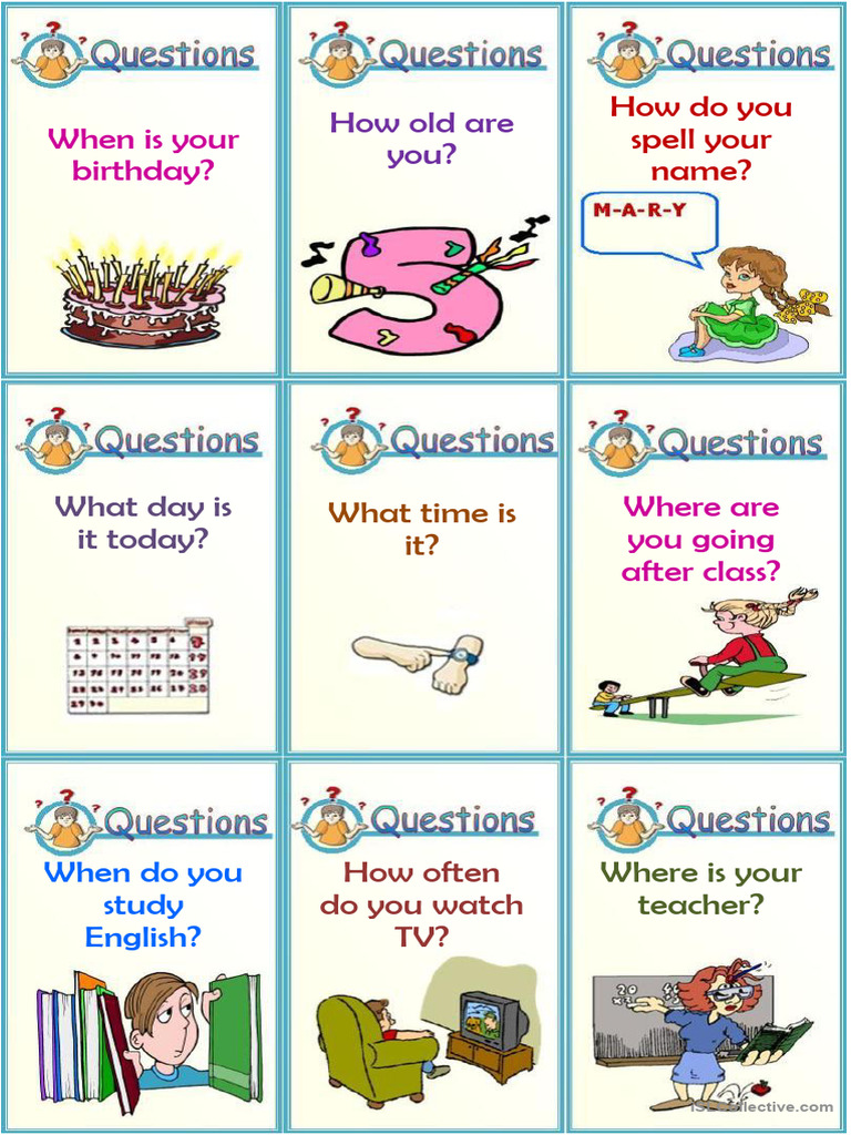 WH Questions 1 | PDF