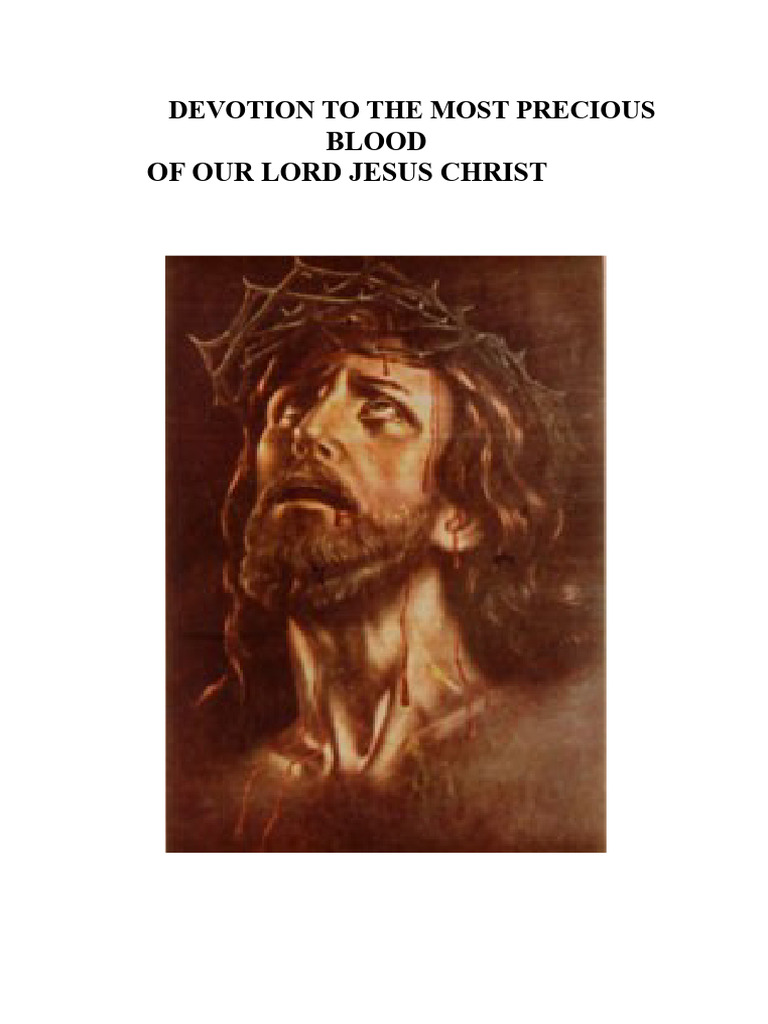 Devotion To The Most Precious Blood With The Rosary of The Virgin Mary ...