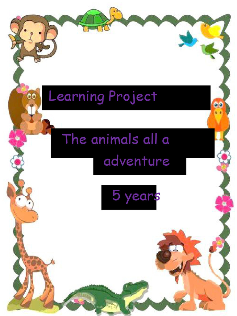 Engaging Children in Animal Learning Projects | PDF | Information ...