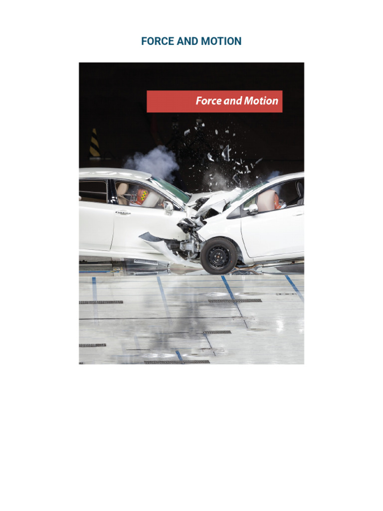 Student Textbook - FORCE AND MOTION | PDF | Force | Friction