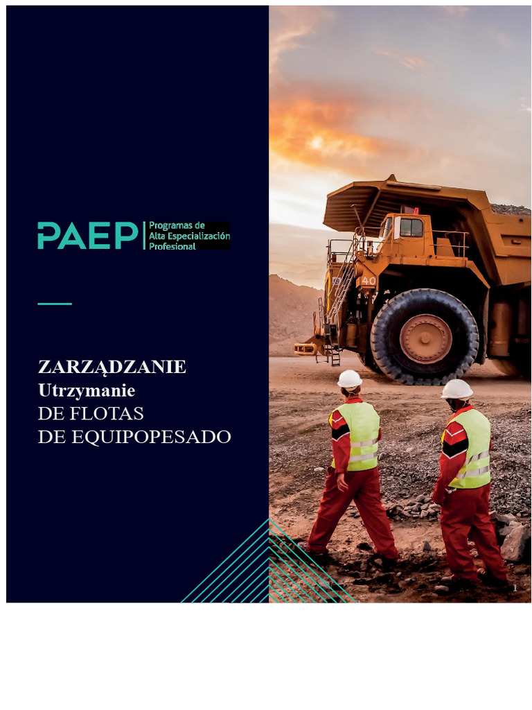 PAEP Zarządzanie Utrzymaniem Flot Sprzętu Ciężkiego | PDF