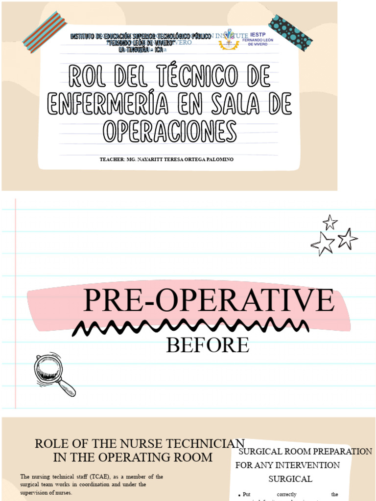 Role of Nurse Technicians in Surgery | PDF | Operating Theater ...