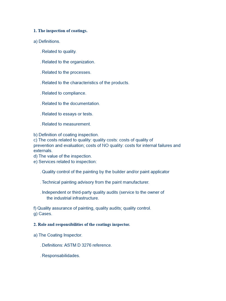 Coating Inspection | PDF | Materials | Industrial Processes