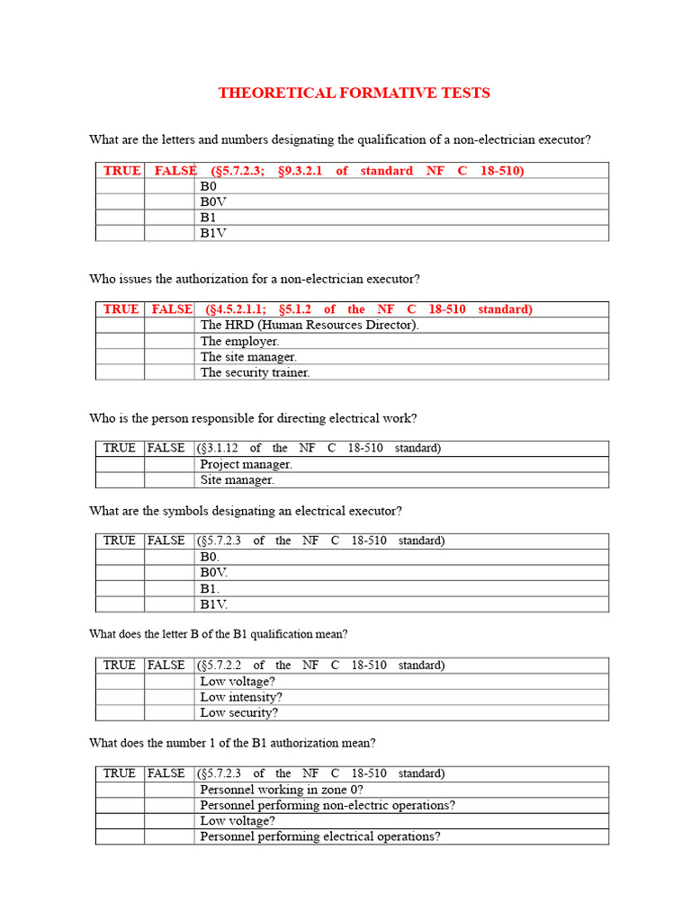 Questionnaire - N2 | PDF | Capacitor | Electricity