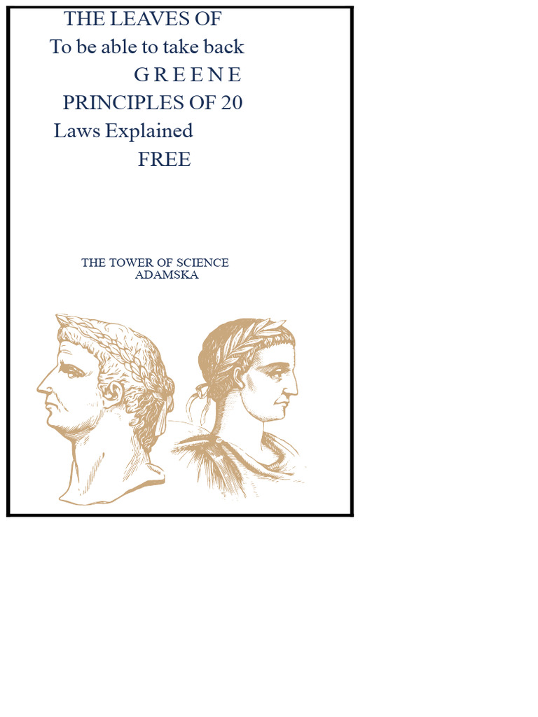 13 Laws of Power and Influence | PDF