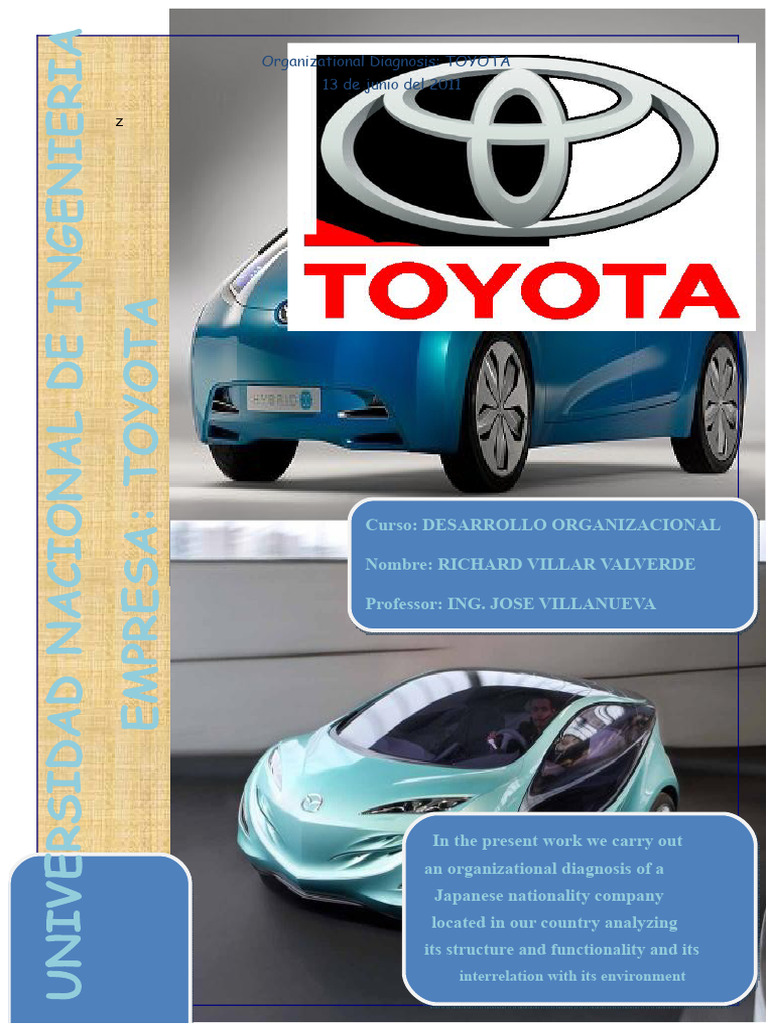 Toyota Final | PDF | Hybrid Electric Vehicle | Hybrid Vehicle