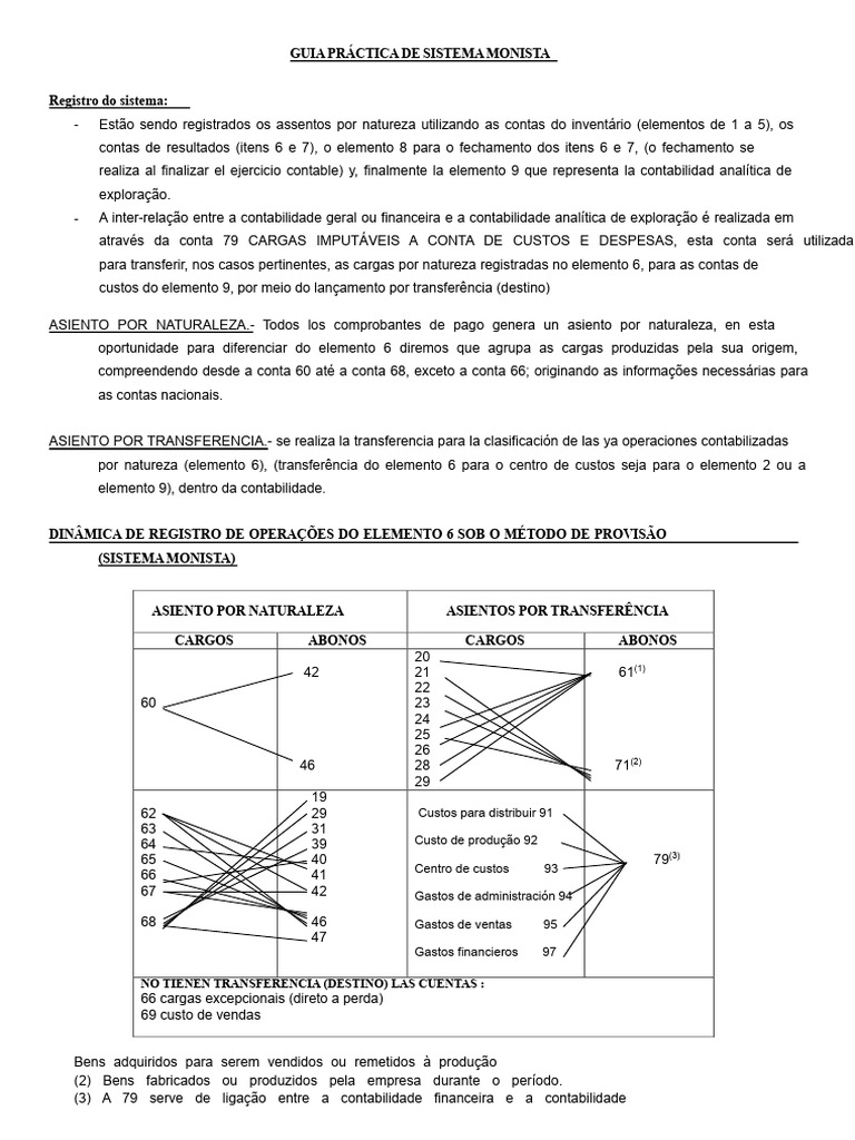 Guia Prático do Sistema Monista | PDF | Contabilidade | Business