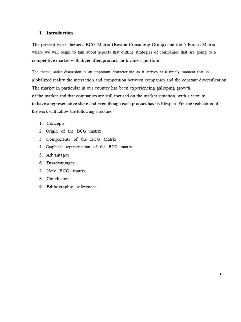 BCG Matrix, 5 Forces Model | PDF | Cartesian Coordinate System ...