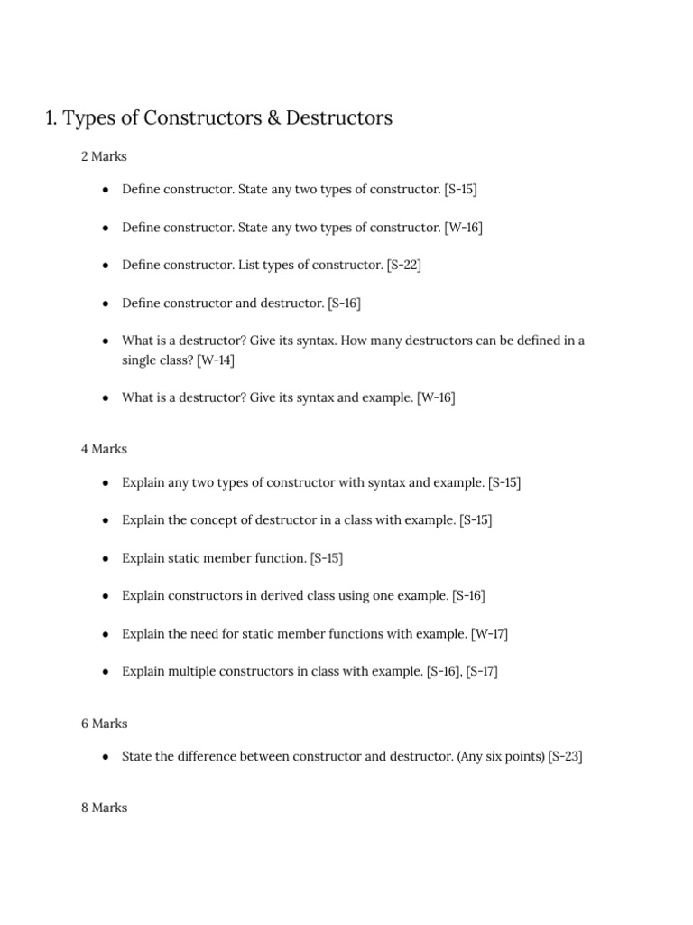 oop2 | PDF | Constructor (Object Oriented Programming) | Programming