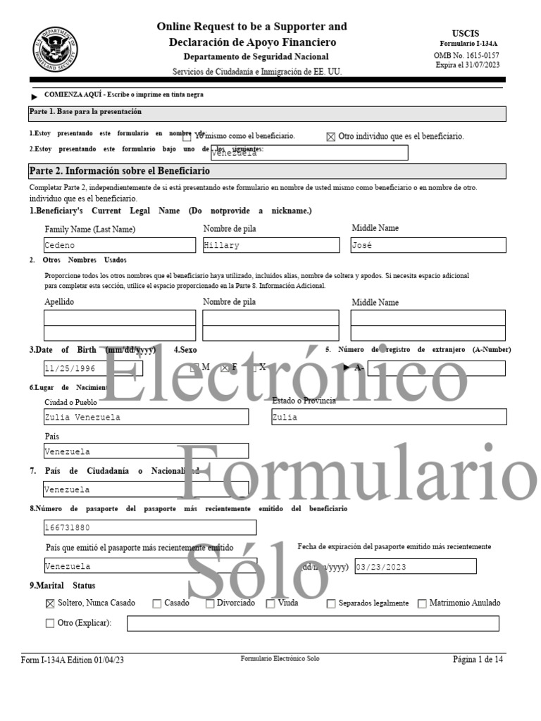 I-134A (1) (3) | PDF | Biometría