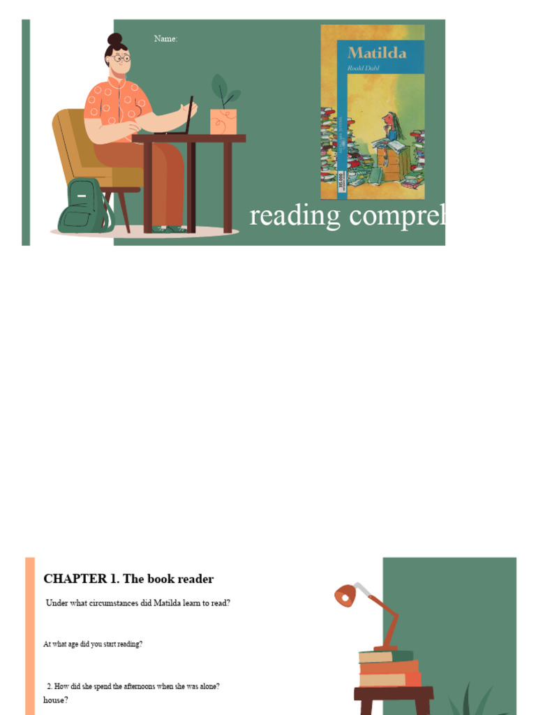Matilda - Reading Comprehension - Students | PDF | British Novels ...