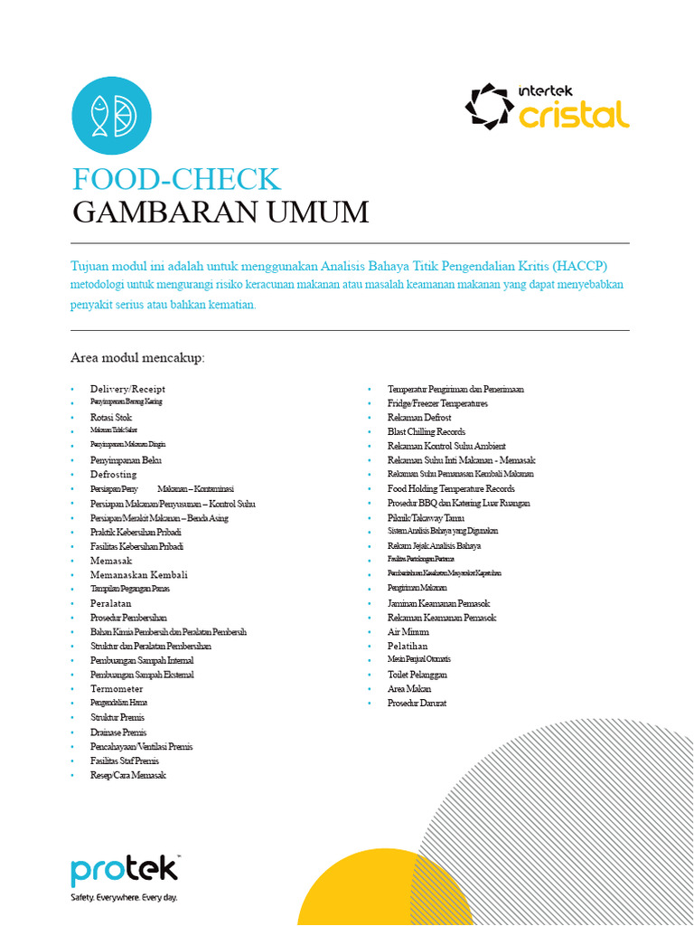 Intertek Cristal Food-Check Datasheet CMYK PDF | PDF