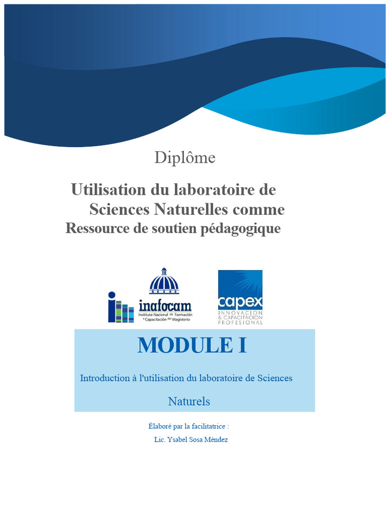 Utilisation du laboratoire en sciences naturelles | PDF | Lunettes ...