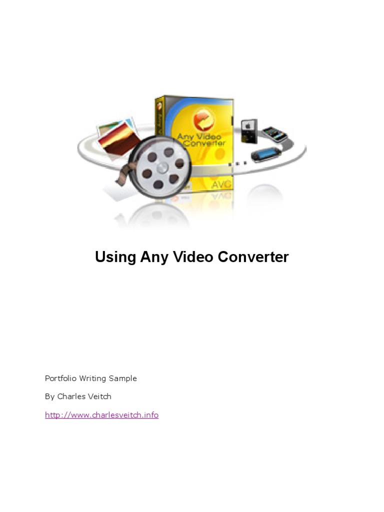 Online Manual Any Video Converter | PDF | Codec | Video