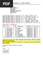 Patient Data SQL Queries Overview | PDF