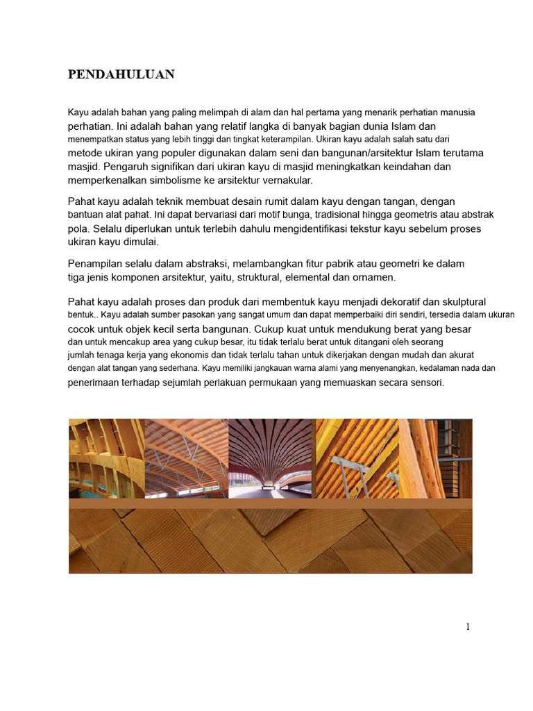 Sejarah Seni Islam Pahat Kayu | PDF