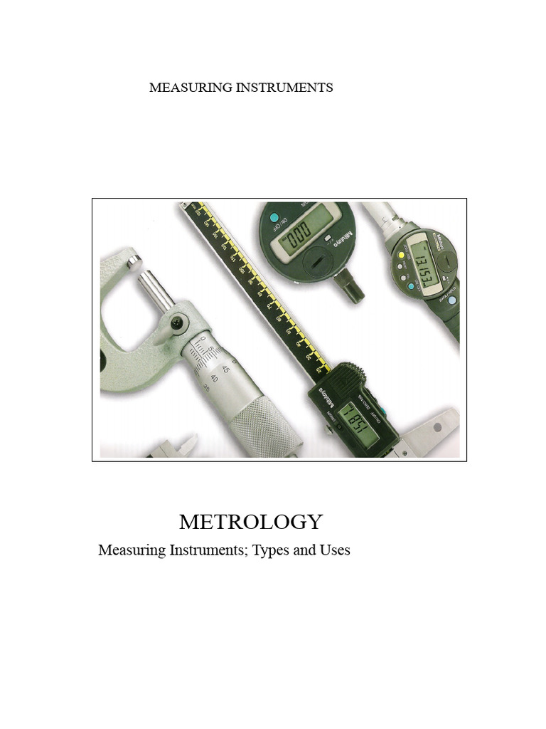 CATERPILLAR-Metrology-Measurement Instruments and Uses - ACTIVITY | PDF ...