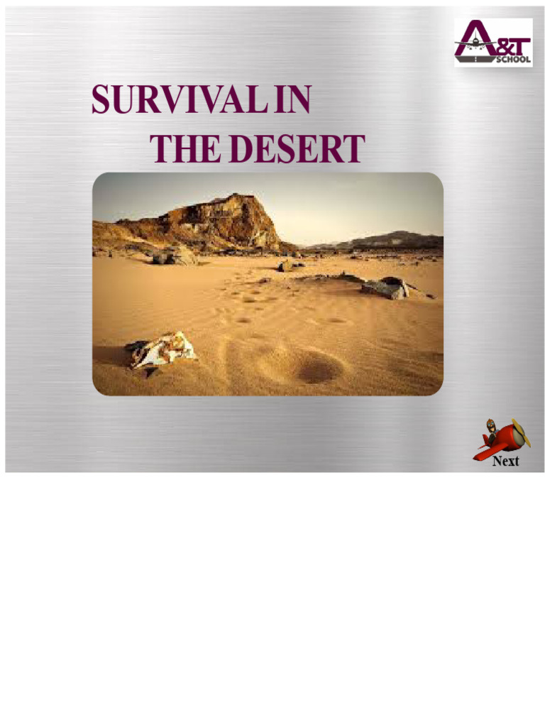 Desert Survival | PDF | Desert | Stars