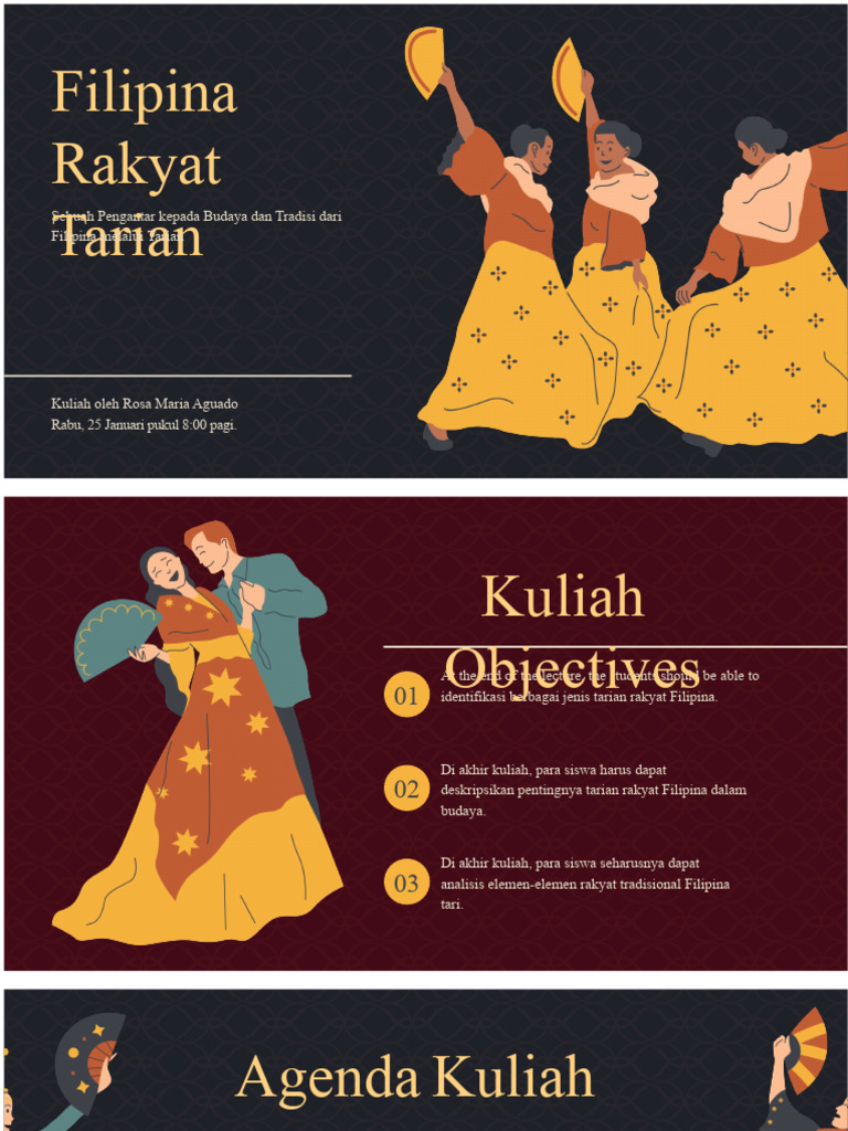 Tarian Rakyat Filipina: Budaya dan Sejarah | PDF