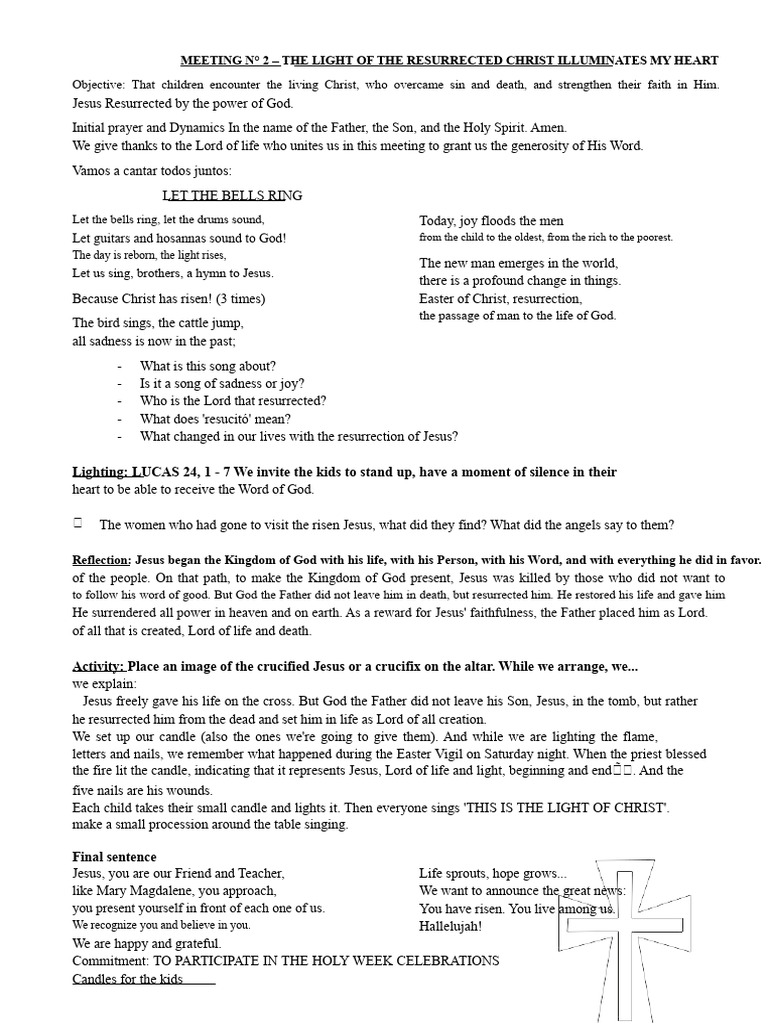Enc. No. 2 The Light of The Risen Christ Illuminates My Heart | PDF ...