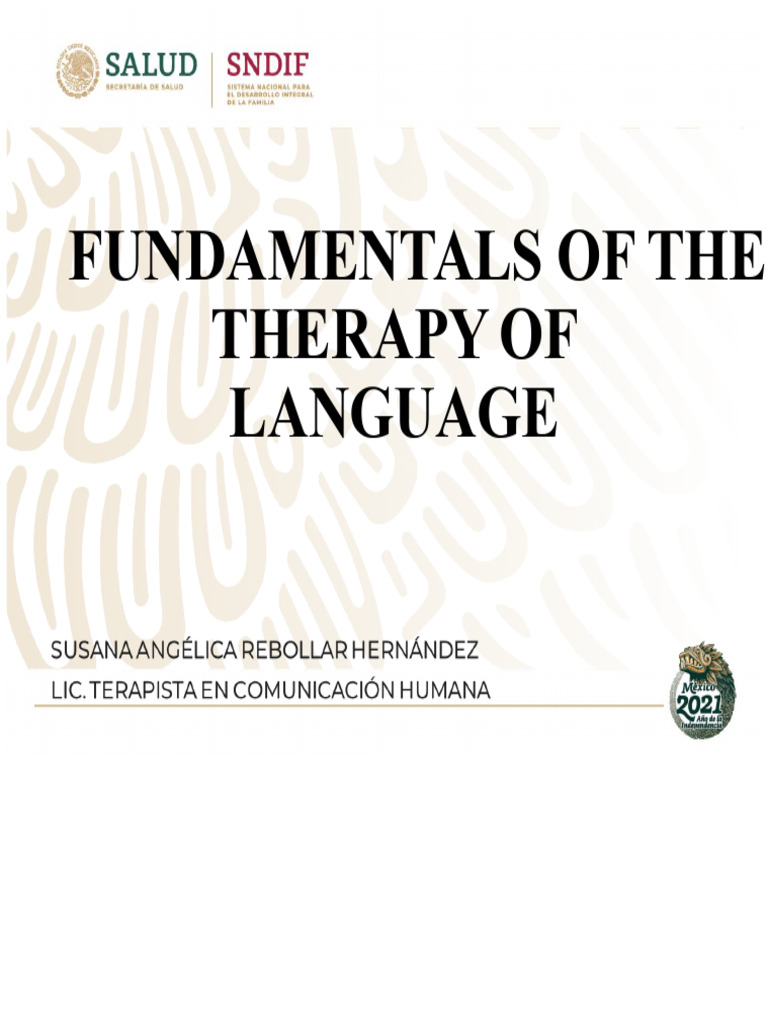 Language Therapy Evaluation Guide | PDF | Communication | Perception