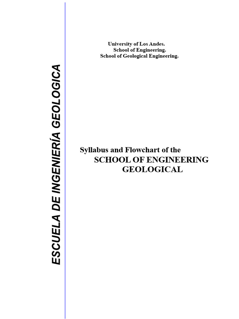 Curriculum and Flowchart Geological Engineering | PDF | Geology ...