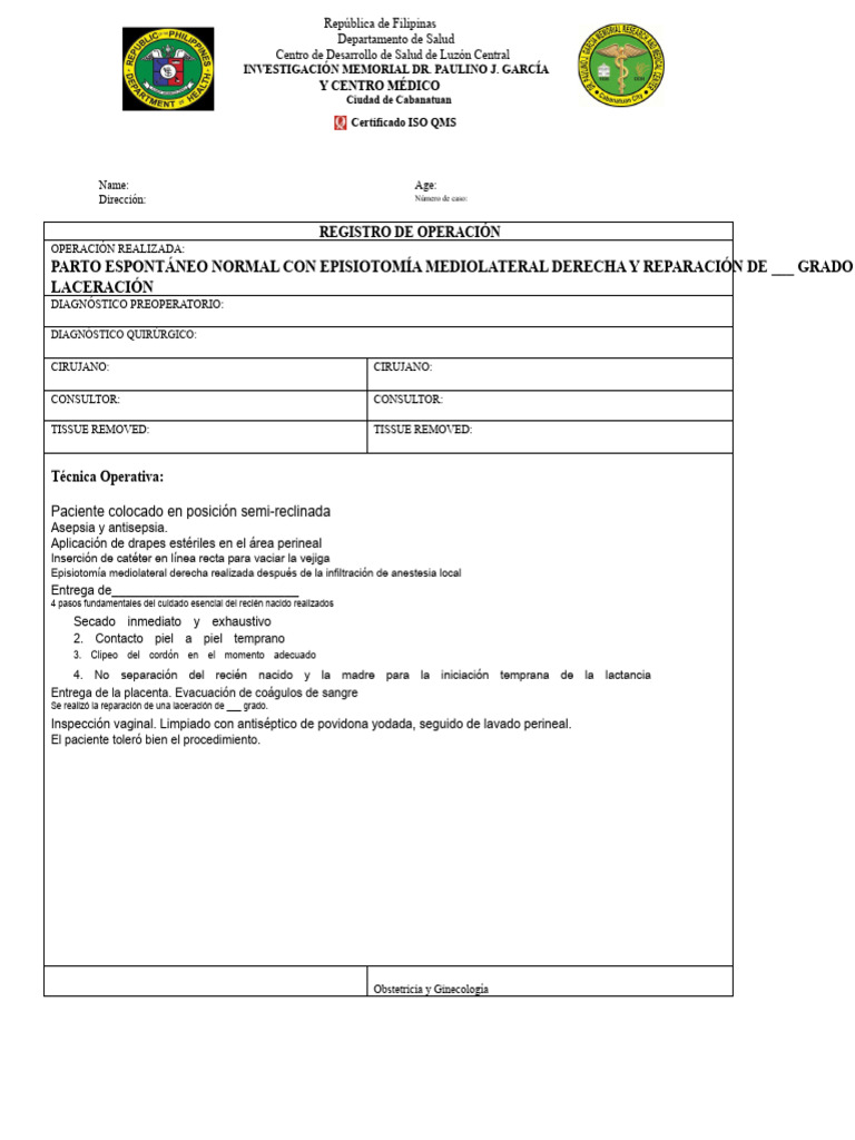 NSD + Rmle | PDF | Parto | Especialidades Medicas