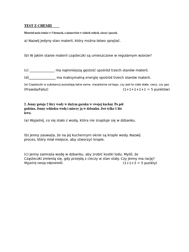 Test KS3 | PDF