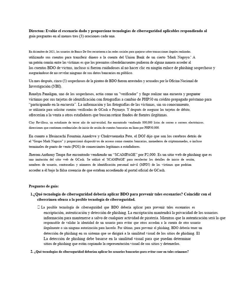 05 Tarea 1 | PDF | Suplantación de identidad | Seguridad