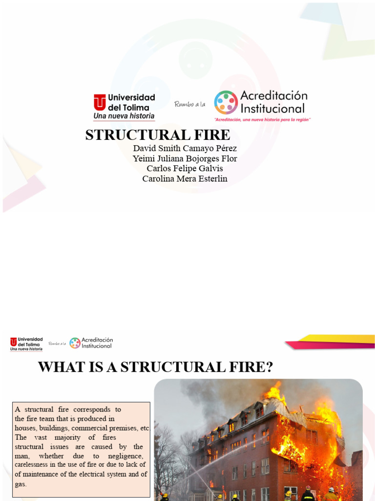 Structural Fires-Slides | PDF | Firefighting | Safety