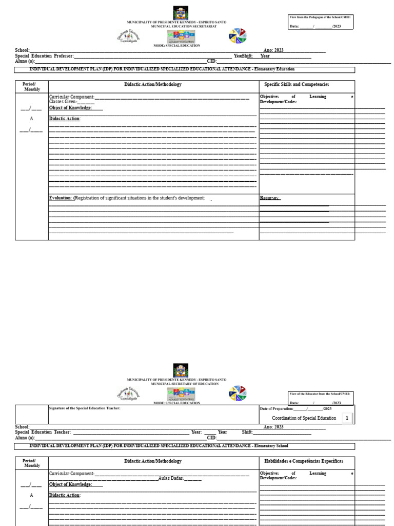 PDI Elementary Education Individual Development Plan 2023 | PDF ...