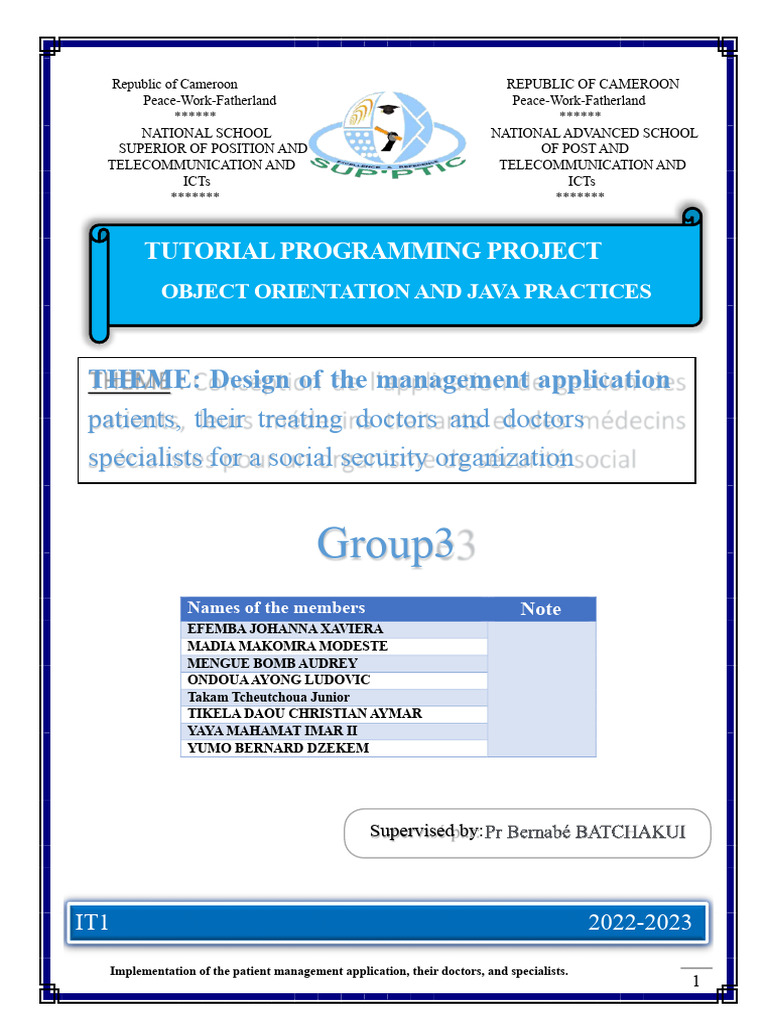 Supervised Project G3 | PDF | Databases | Model–View–Controller