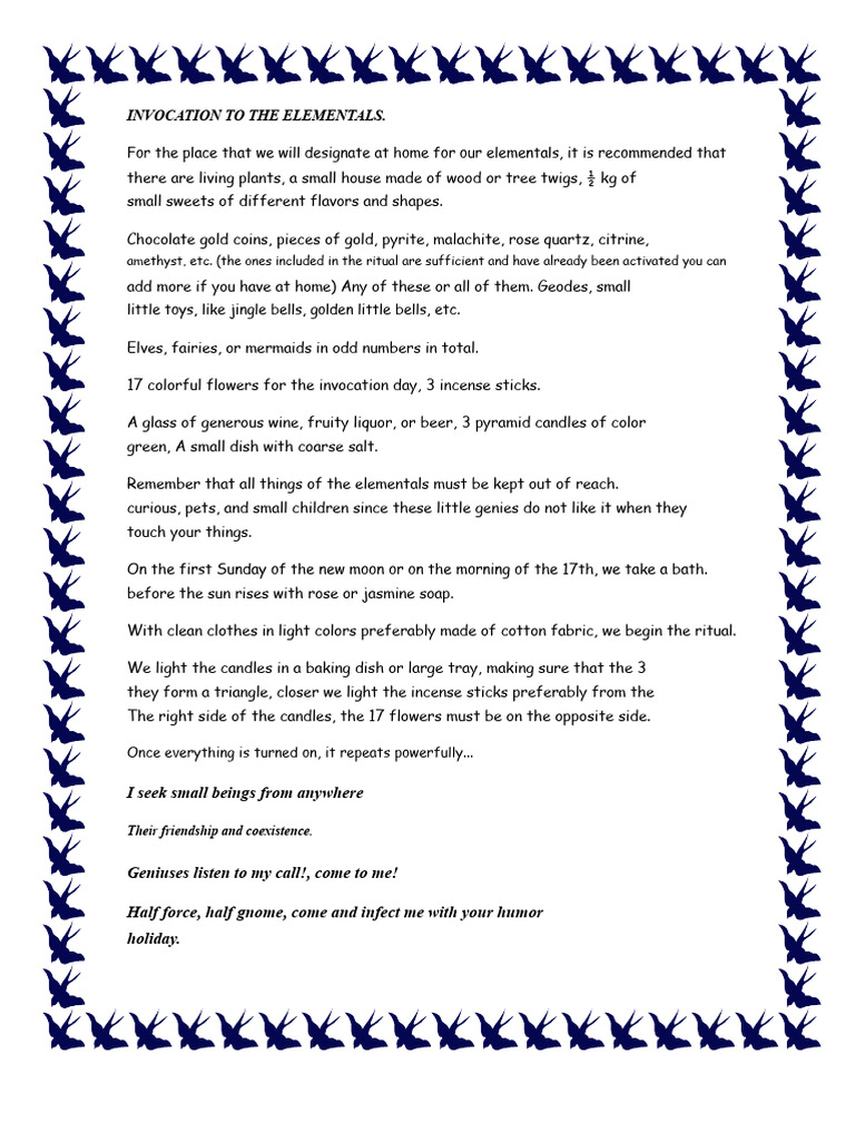 Invocation to the Elementals | PDF | Quartz