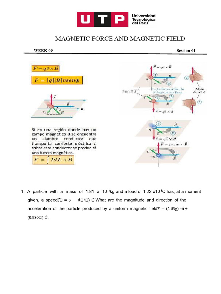s09.s1 - Solve Magnetic Field and Force | PDF | Force | Magnetic Field