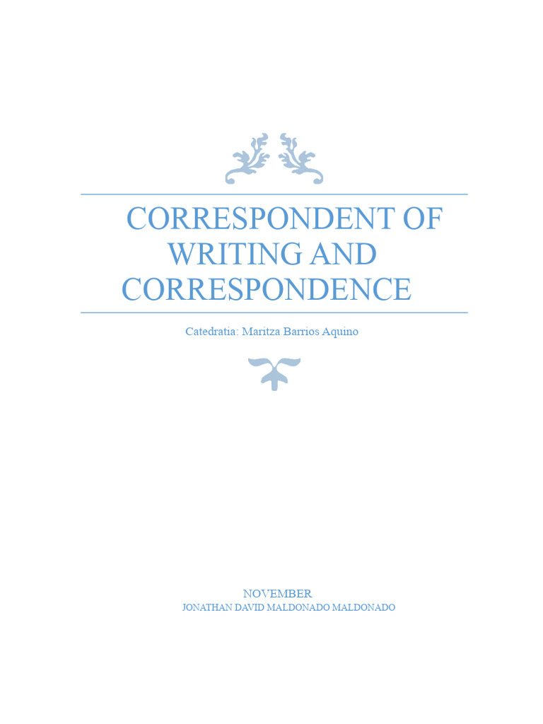 Editorial and Correspondence Correspondent | PDF | Guatemala | Cheque
