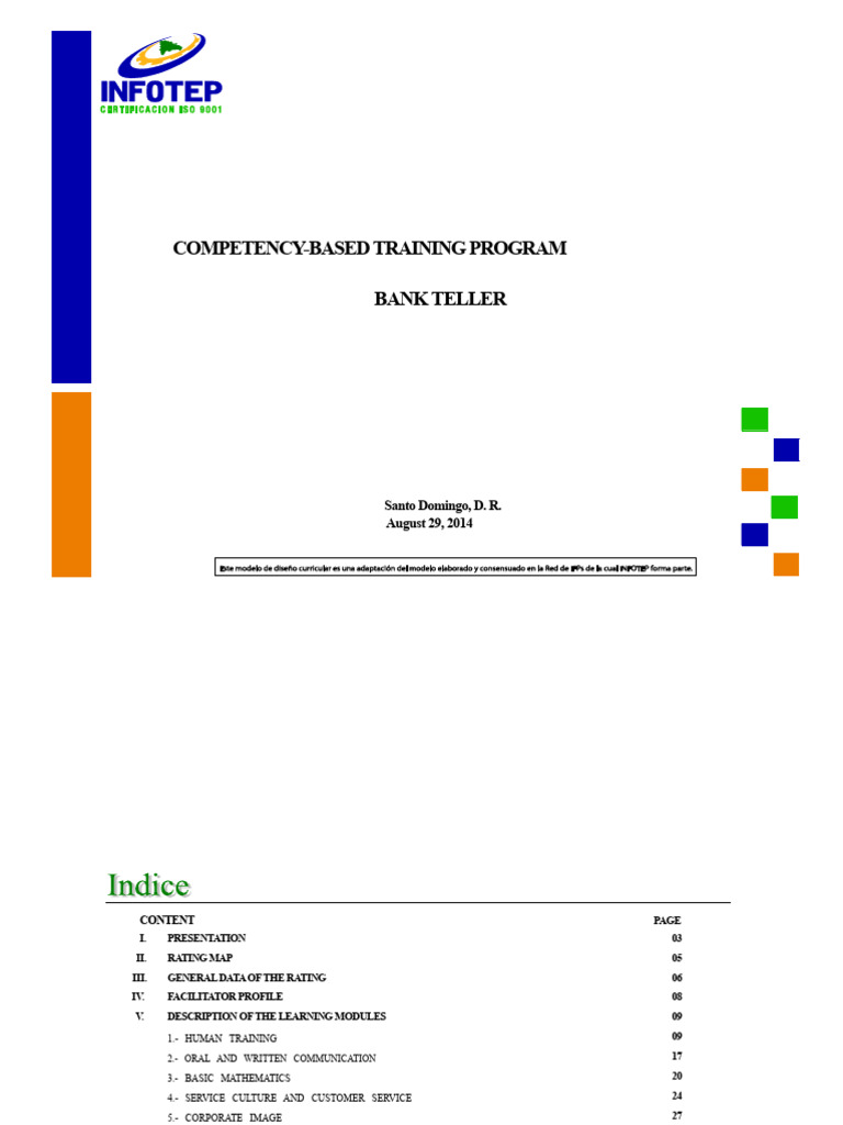 Bank Teller Training Program Overview | PDF | Multiplication | Numbers