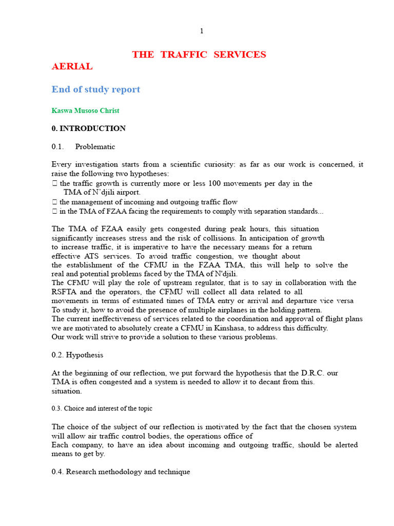 Air Traffic Management Solutions for FZAA | PDF | Instrument Flight ...