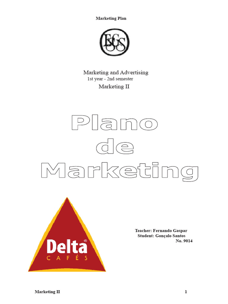 Delta Marketing Plan | PDF | Marketing | Coffee