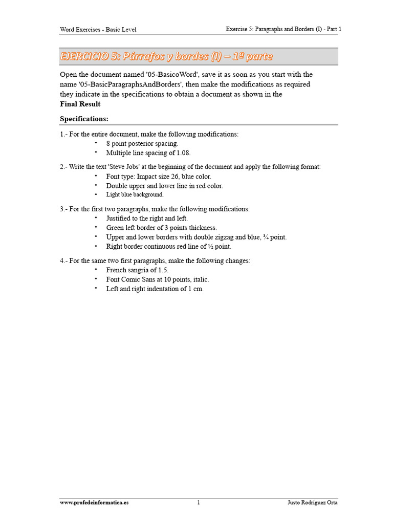 05-Basic-Paragraphs and Borders I-Part1 | PDF | Apple Inc. | Pixar