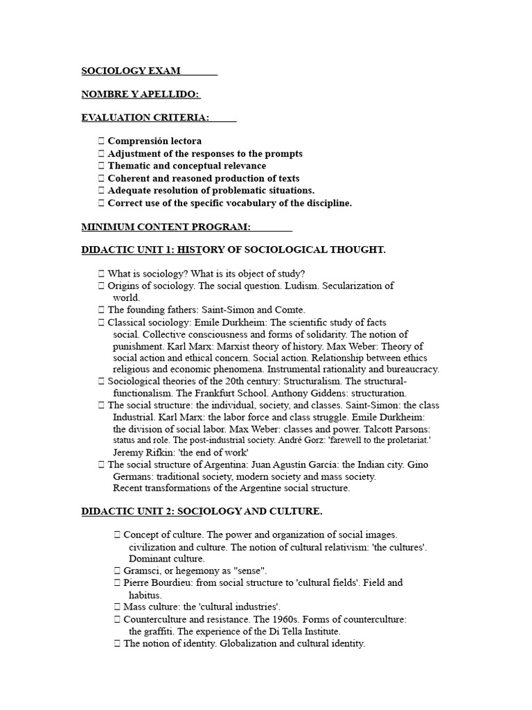 Duarte - Sociology - 5th Year | PDF | Sociology | Social Structure