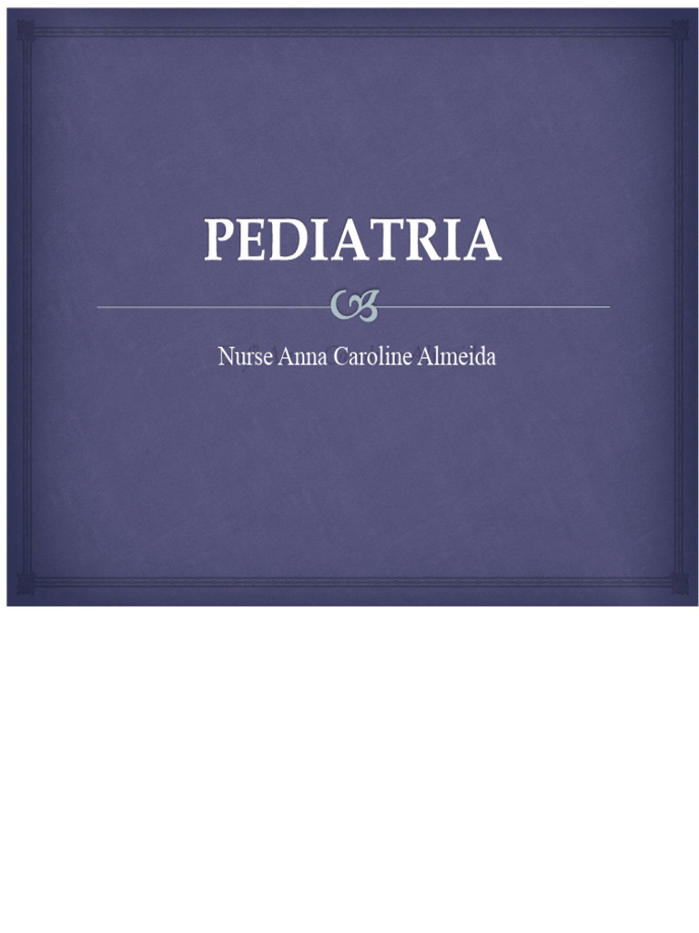 Pediatric Unit Lesson 03.pdf | PDF | Breastfeeding | Anxiety