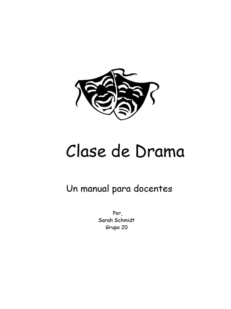 Manual de Drama para Docentes | PDF | Teatro