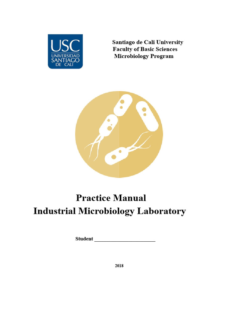 Industrial Microbiology Laboratory Manual 2022 | PDF ...