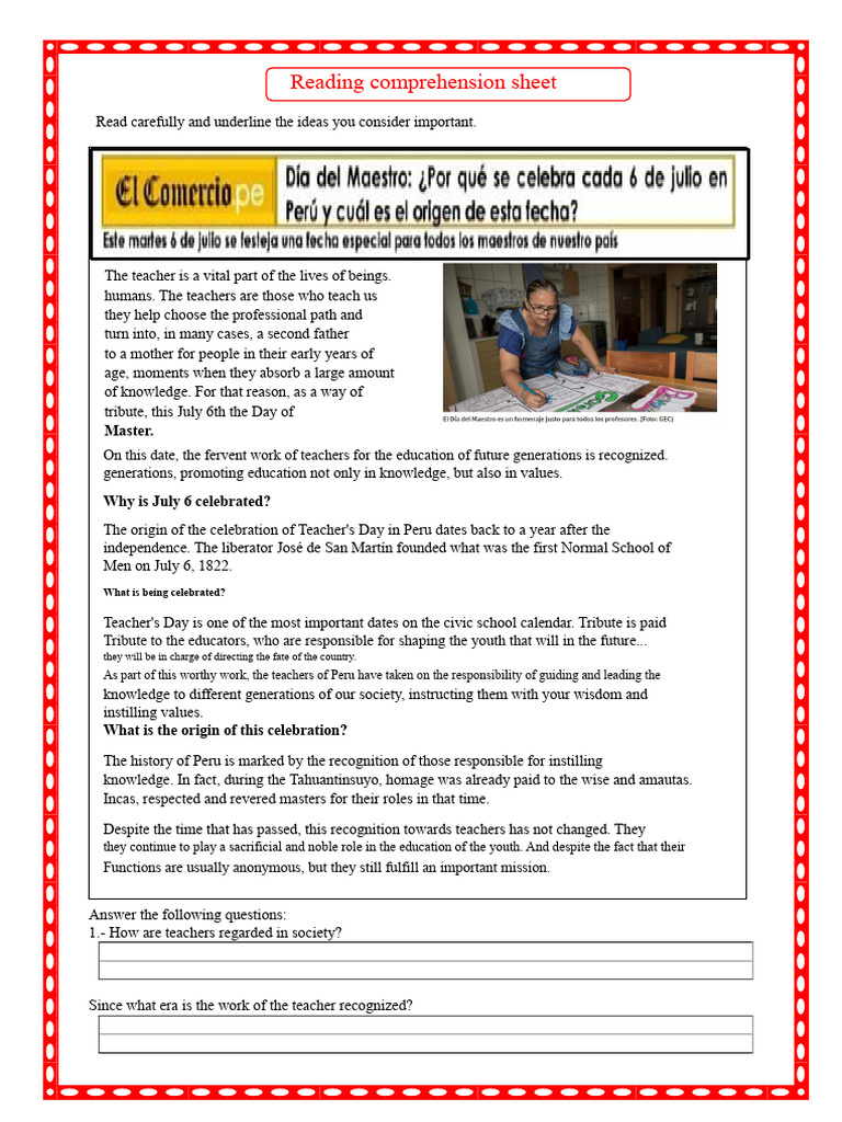 Teacher's Day Card | PDF | Teachers | Knowledge