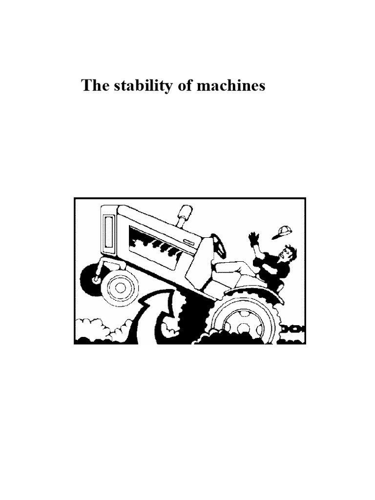 Stability of The Tractor | PDF | Center Of Mass | Force
