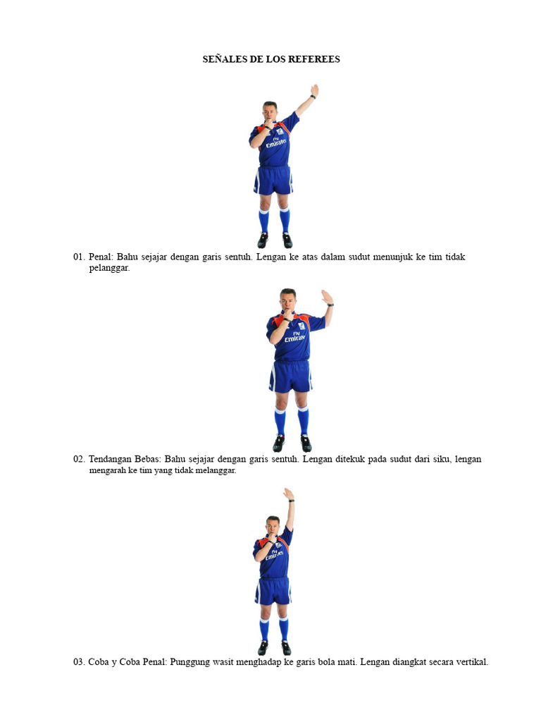 Tanda-tanda Wasit Rugby | PDF