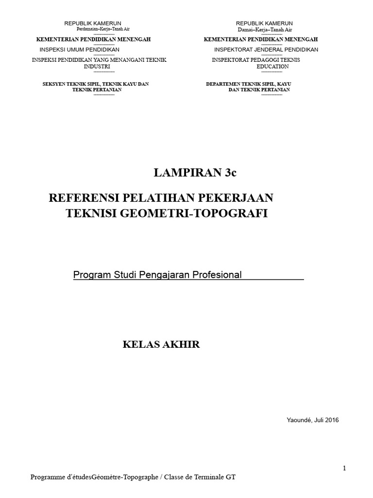 BON PROGRAMME ETUDES Tle GEO TOPO.pdf | PDF