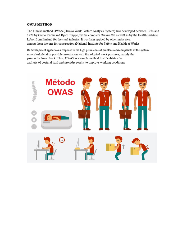 Owas Method | PDF | Risk | Occupational Safety And Health