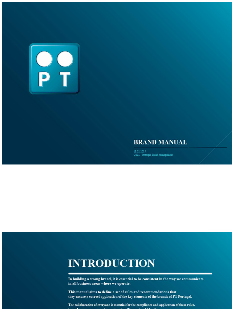 Visual Identity Manual - PT - Portugal Telecom External Feb15 | PDF ...